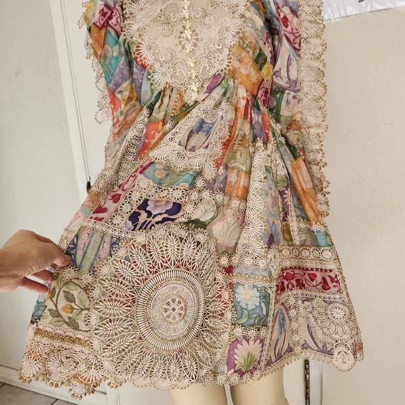 Zimmermann | Dresses | Zimmermann Doily Multi Color Short Dress Tag ...